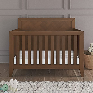 Child Craft Kieran 4-in-1 Convertible Crib, Toasted Chestnut Brown
