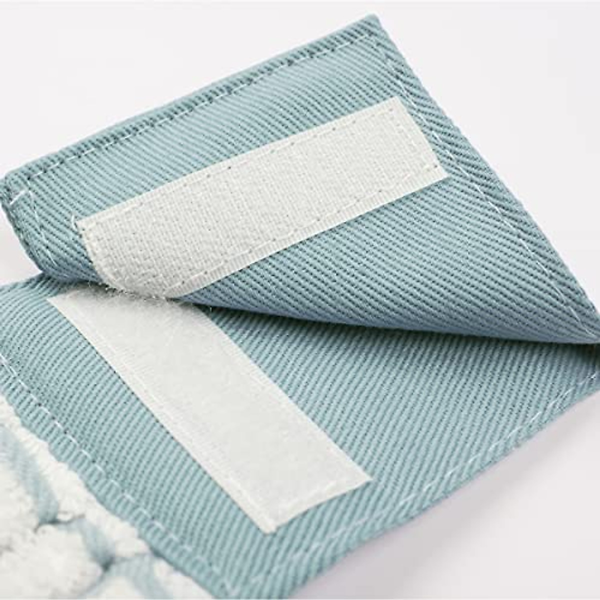 Ritz Premium 100% Cotton Solid and Multi Check Kitchen Tie Towel, Absorbent, Super Soft, and Fast Drying Hang Towel, Set of Two, Dew