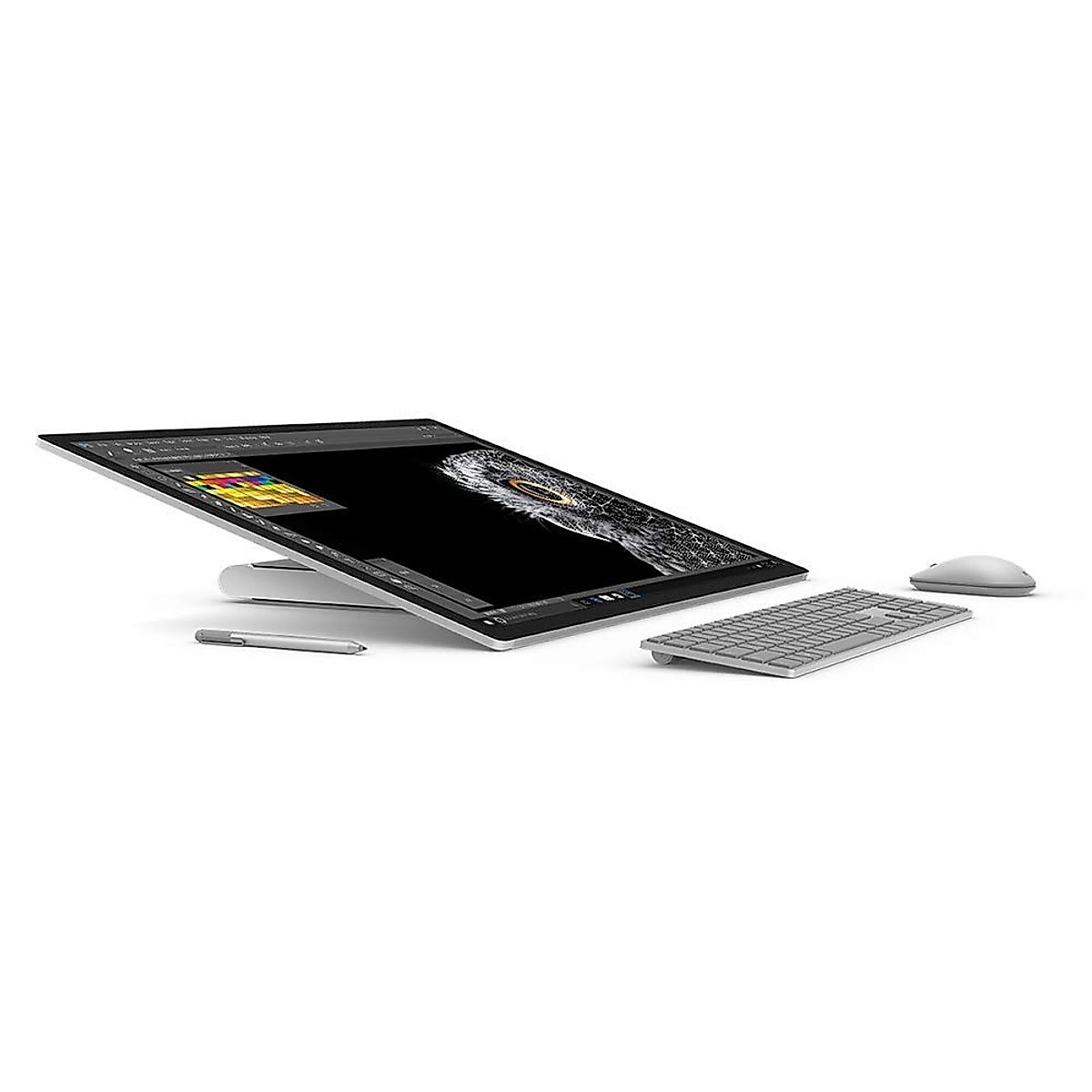 Microsoft Surface Studio All-in-one 28" 4500x3000 Touchscreen, i5, 8GB RAM, 64GB SSD+1TB HDD AIO PC, 4 Cores up to 3.50 GHz CPU, GTX 965M, Webcam, Surface Pen, Keyboad, Mouse, Win 10 Pro (Renewed)