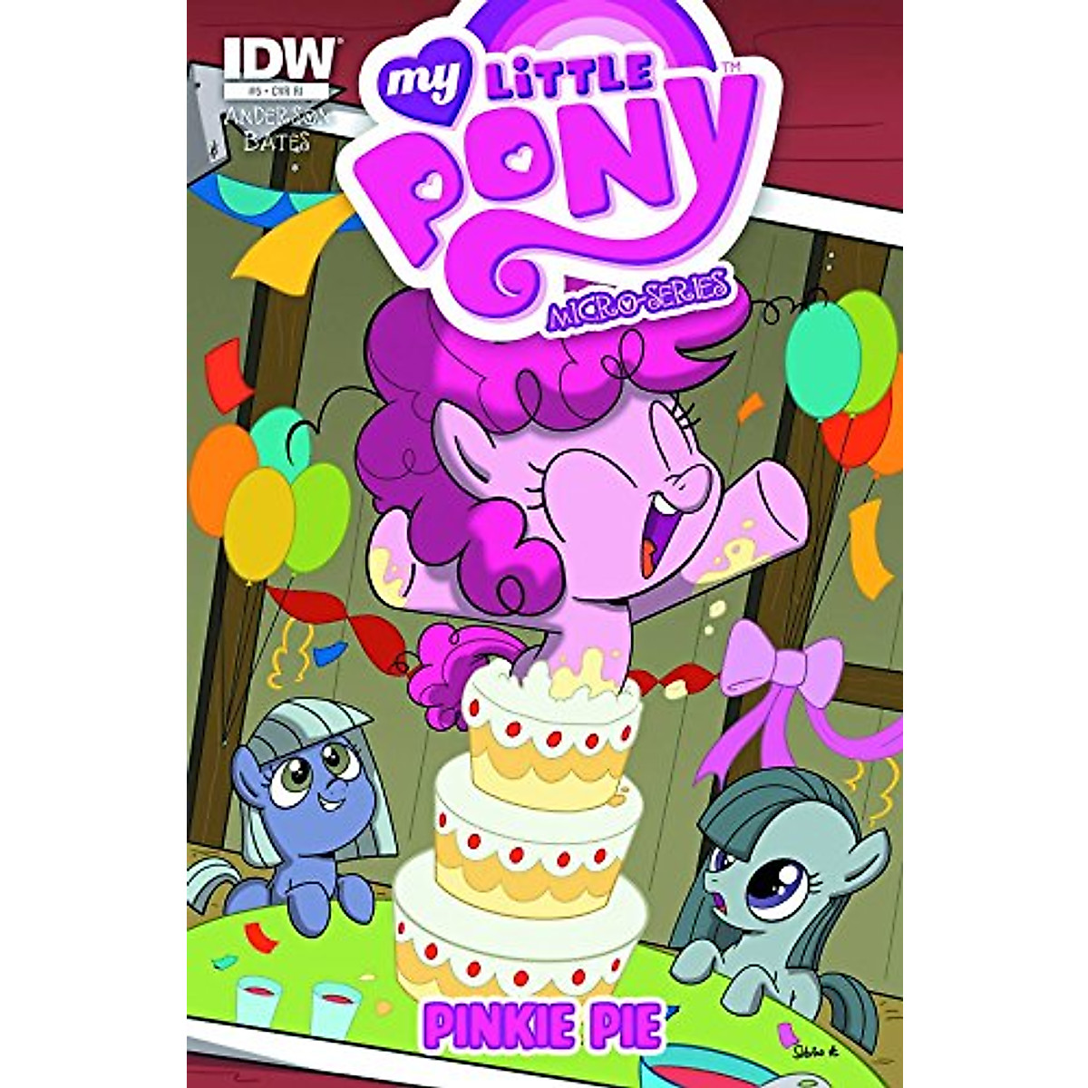 My Little Pony Micro-Series 5 Pinkie Pie Jetpack Comics Exclusive Variant Cover