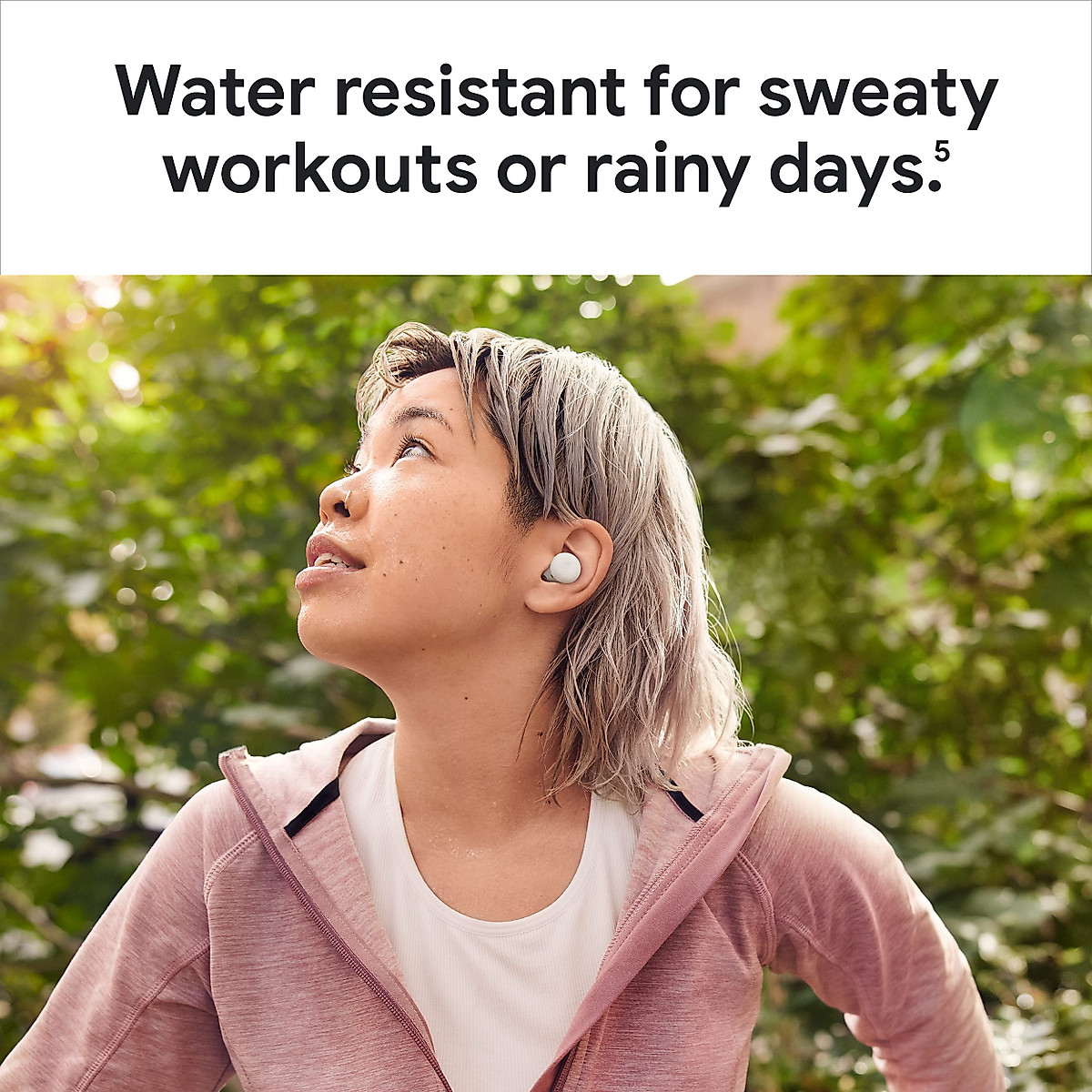 Google Pixel Buds A-Series True Wireless In-Ear Headphones - White (Renewed)