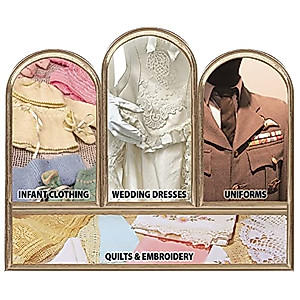 S.A. RICHARDS 1400 Prop-IT Museum Quality, Acid-Free Storage Chests for Textiles, Large (6 in x 30 in x 18 in), White