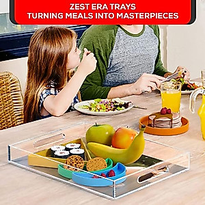 Personalized Clear Acrylic Serving Tray