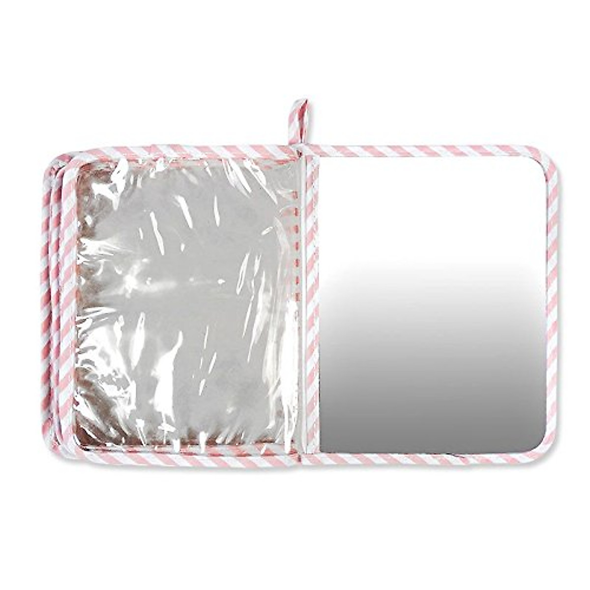 My First Photo Album for Baby - Baby Girl on Soft Fabric Cover in Pink, Holds 15 Photos, Wipeable Pages, Baby Safe Mirror - Baby's First Photo Album by Genius Baby Toys