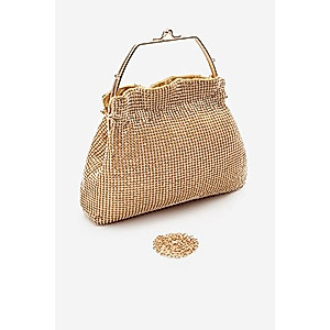 BABEYOND 1920s Flapper Handbag Clutch Gatsby Crystal Handbag Roaring 20s Evening Clutch Bag 1920s Gatsby Accessories