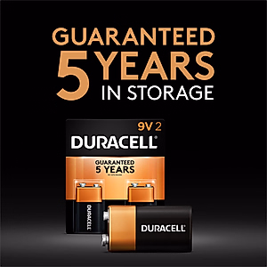 Zircon MultiScanner A250c All-In-One Stud Finder/Metal Detector/Live AC Wire Detection and Scanner + Duracell Coppertop 9V Battery (2 Count Pack)