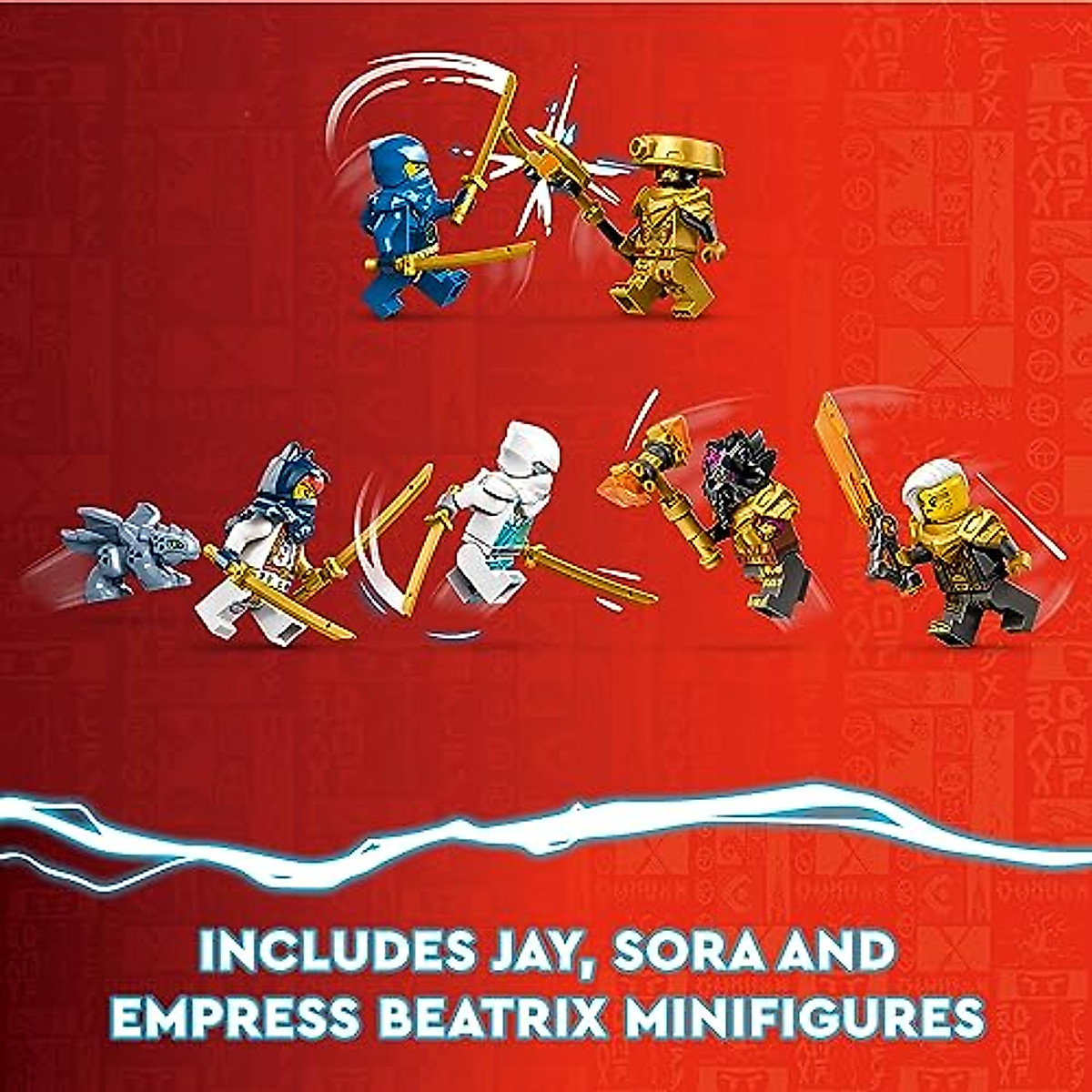 LEGO NINJAGO Elemental Dragon vs. The Empress Mech 71796 Building Toy Set, Features a Dragon, Mech, Ninja Flyer and 6 Minifigures, Gift for Boys and Girls Ages 9+ Who Love Ninja Warriors