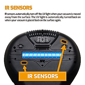 Raycop Lite Mattress Vacuum Cleaner - 13Kpa Powerful Suction - Anti-Allergen Bed Vacuum Cleaner - Bed Vacuum Cleaner UV Sanitizing & Pulsating Pad Technology for Allergen Cleaning - HEPA Filtration