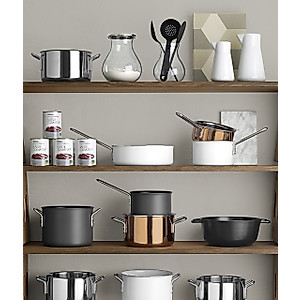 Eva Trio White Saucepan, Aluminum with Ceramic Coating, 1.8-Liter, 16cm