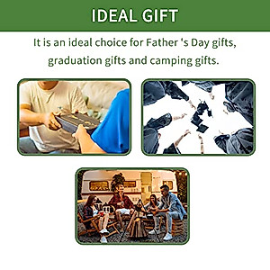 2Pack Credit Card Multitool Quick Repair Home Improvement Pocket Survival 43 in 1 Multi-Tool Card with Bottle Opener Fish Spear