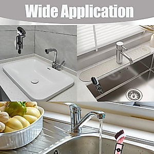 Ginyrerd 2Pcs Mini Self-Adhesive Sink Sponge Holder for Kitchen Sink Dish Wand Holder Sink Brush Holder No Drilling Dish Brush Holder,Strong Stickiness,Black