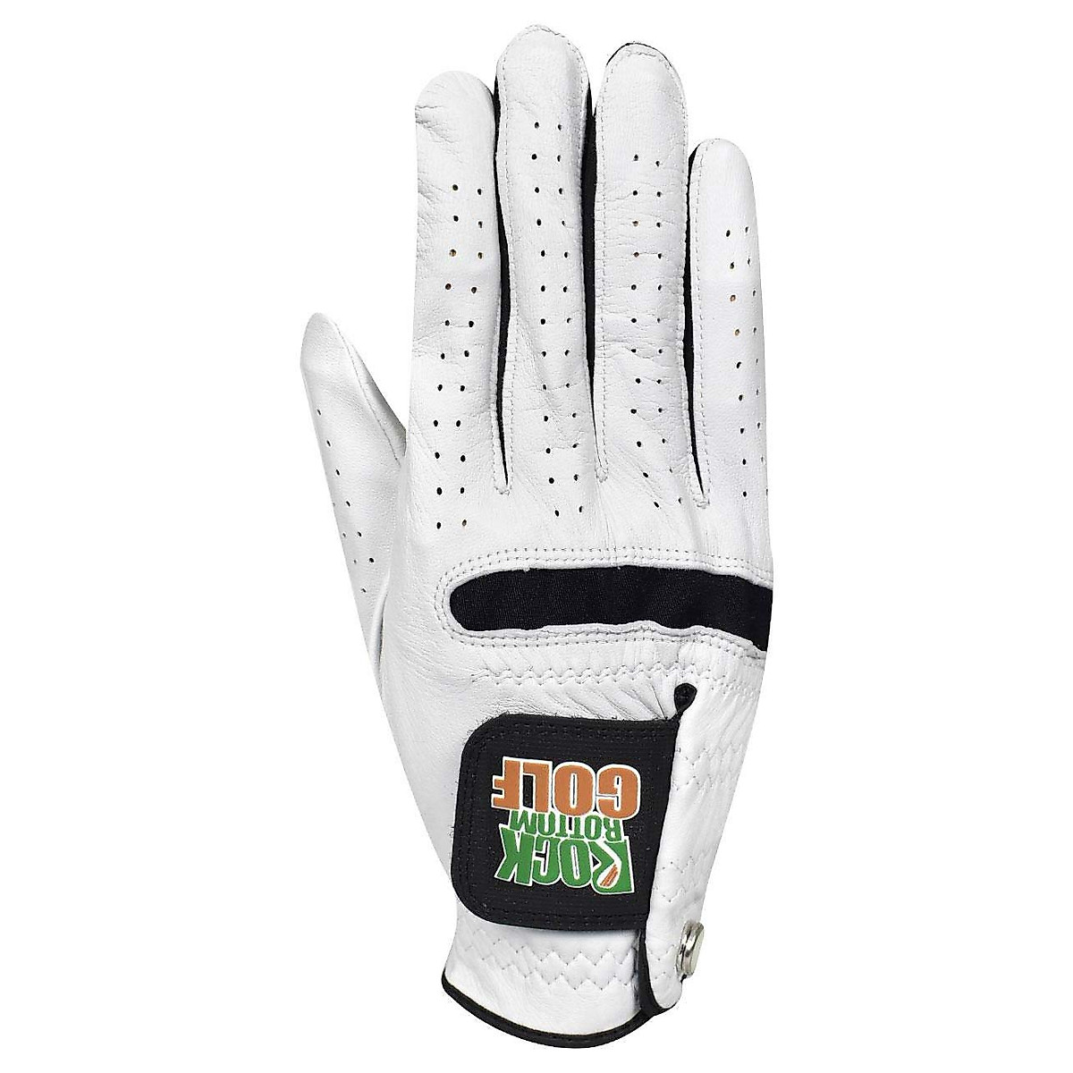 Rock Bottom Golf MRH Cabretta Leather Glove White/Black Extra Large