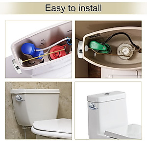 NCWIND Toilet Flush Lever Handle Universal Toilet Handle Replacement for Toilet Tank (Side Mount)