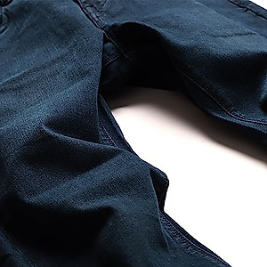 Kenneth Cole Reaction Mens Jeans Slim Fit - 2-Way Stretch Denim Jeans for Men Slim Fit - Mens Stretch Jeans (Duffield, 32x30)