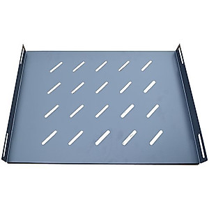 Sysracks 12U 24 inch Depth Wall Mount Server Cabinet Enclosure Rack Glass Door - 8-Way PDU - Cooling Fan - Vented Shelf - Feet - Hardware