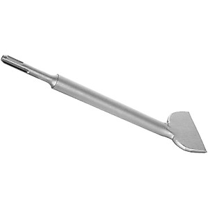 3 Inch SDS Plus Chisel Angled Bent Tile Chisel 3X10 Inch Thinset Scaling Chisel SDS Plus Floor Scraper Cranked Tile Removal Chisel Bit With 3/4 Inch SDS Plus