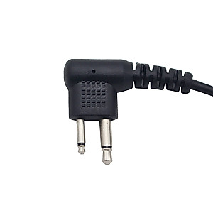 GoodQbuy 2 Pin G Shape Clip-Ear Headset Earpiece is Compatible with Motorola Two Way Radio Devices CP200 CP200D CP185 DTR650 PR400 EP450 CLS1110 CLS1410 CLS1450 CLS DLR DTR RDX RDU RDV RMU (10 Pack)