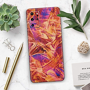 DesignSkinz Liquid Abstract Paint Remix V60 Protective Vinyl Decal Wrap Skin Cover Compatible with The Samsung Galaxy S20 (Screen Trim & Back Glass Skin)