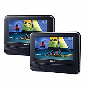 RCA 7" Screens Mobile DVD System with Dual Screens