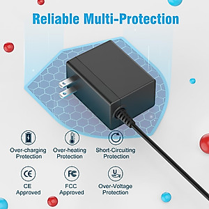 MARSDOCK 45W Charger for Nintendo Switch - 15V 2.6A AC Adapter Fast Charging with 5FT USB C Cord - Compatible with Switch Lite, OLED, Steam Deck - Support TV Mode