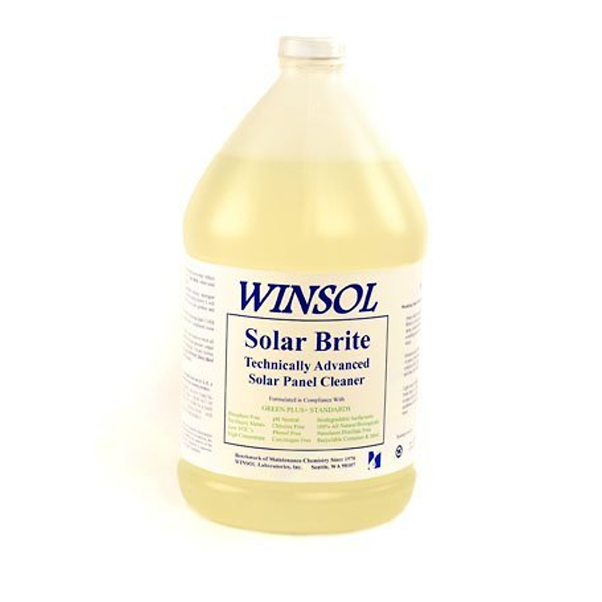 Winsol Solar Brite Solar Panel Cleaning Soap Gallon