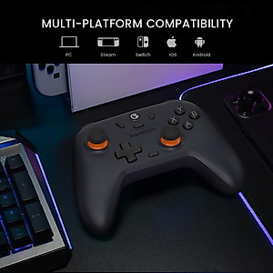 GameSir Nova Lite 2.4g Wireless Controller for Windows PC, iPhone, Android, Switch & Steam Deck, Bluetooth Controller Gamepad with Hall Effect Trigger,Turbo,Rumble Vibration (Nova Lite Purple)
