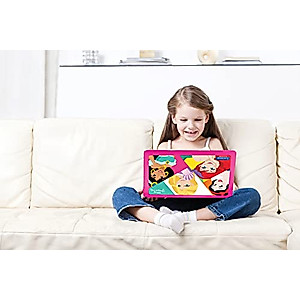 LEXIBOOK JC598DPi1 Disney Princesses Educational and Bilingual Laptop French/English with 124 Activities: Mathematics, Dactylography, Logic, Clock Reading, Play Games and Music