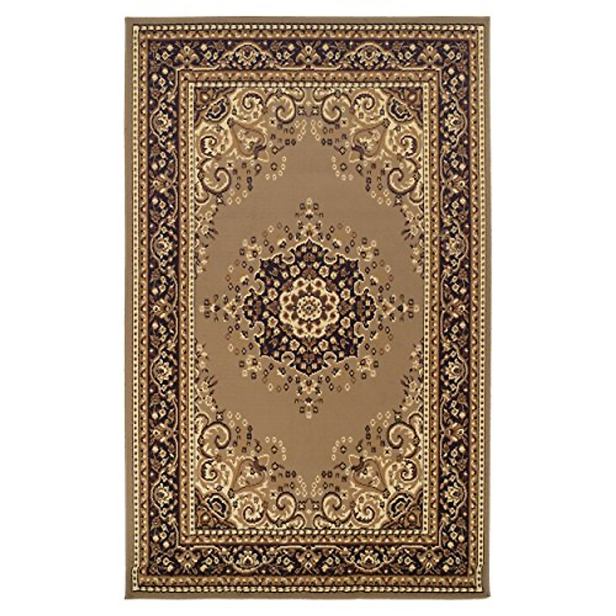 SUPERIOR Leopold Area Rug Collection 4X6 Rug, Multicolor