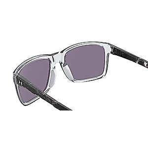 Under Armour Mens Under Armour Male Style Ua 0005/S Sunglasses, Crystal Black/Polarized Green Multi, 58mm 19mm US