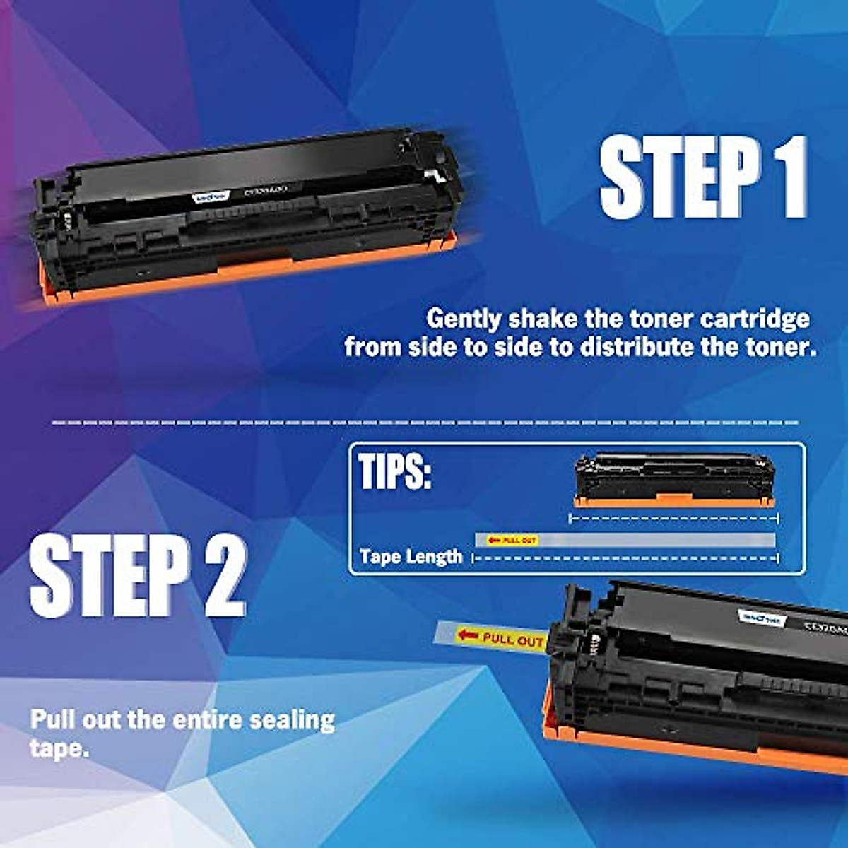 INK E-SALE Remanufactured Toner Cartridge Replacement for HP 128A CE320A CE321A CE322A CE323A Canon 116 Black Cyan Magenta Yellow Toner Set for HP LaserJet CP1525n CP1525nw CM1415fn CM1415fnw Printer