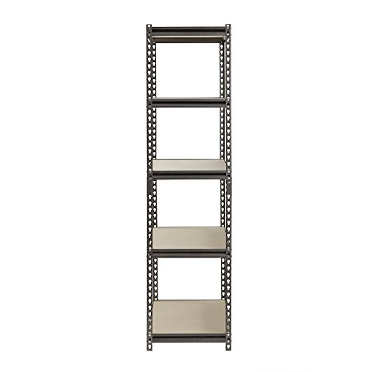 Muscle Rack UR361872PB5PAZ-SV Silver Vein Steel Storage Rack, 5 Adjustable Shelves, 4000 lb. Capacity, 72" Height x 36" Width x 18" Depth