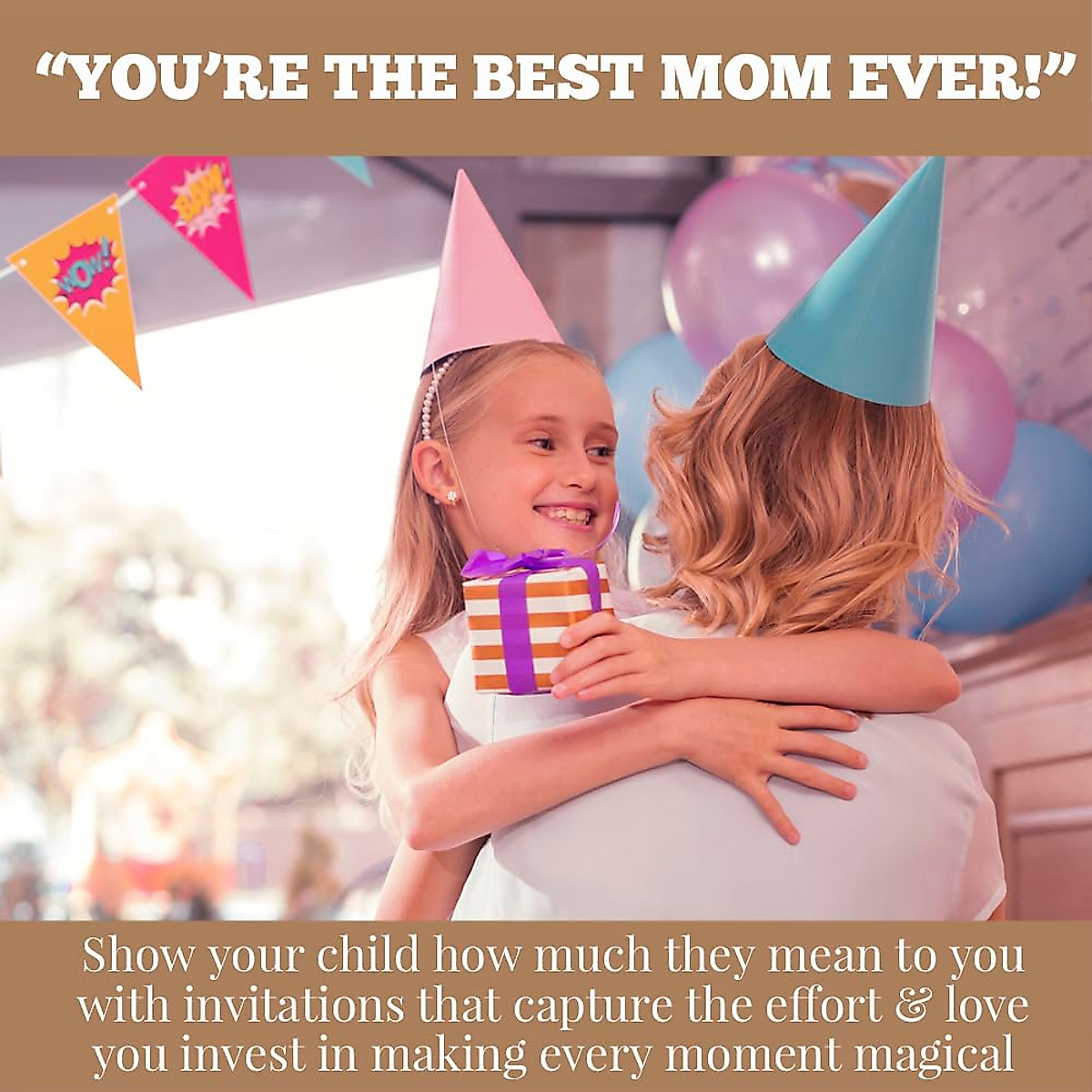 Pizza Party Themed Birthday Party Invitations for Kids, 20 5x7 Fill In Cards with Twenty White Envelopes by AmandaCreation