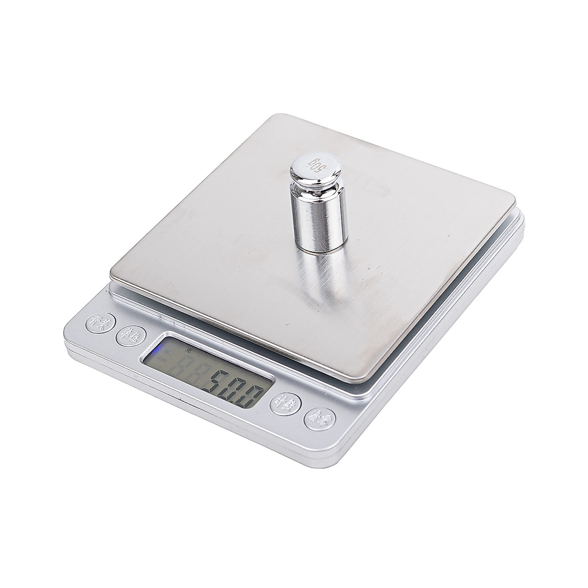 TEXALAN(R) M2 Chrome Scale Calibration Weight for School Lab Factory (50G)