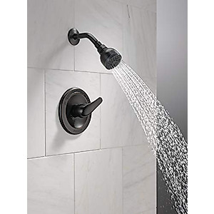 Peerless Single-Handle Shower Faucet Trim Kit with Single-Spray Touch-Clean Shower Head, Oil-Rubbed Bronze PTT188740-OB (Valve Not Included)