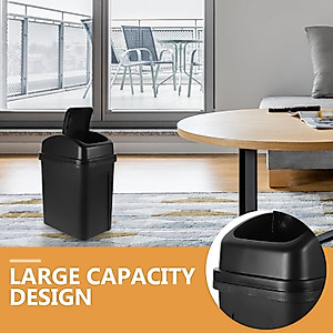 KELINFONG Trash Can Kitchen,5.5 Gallons, Plastic Garbage Can with Lid, Waste Basket,Trash Bin,Garbage Bin,Pink Trash Can for Living Room, Office, Bathroom, Outdoor, Kitchen, Bedroom, Dorm