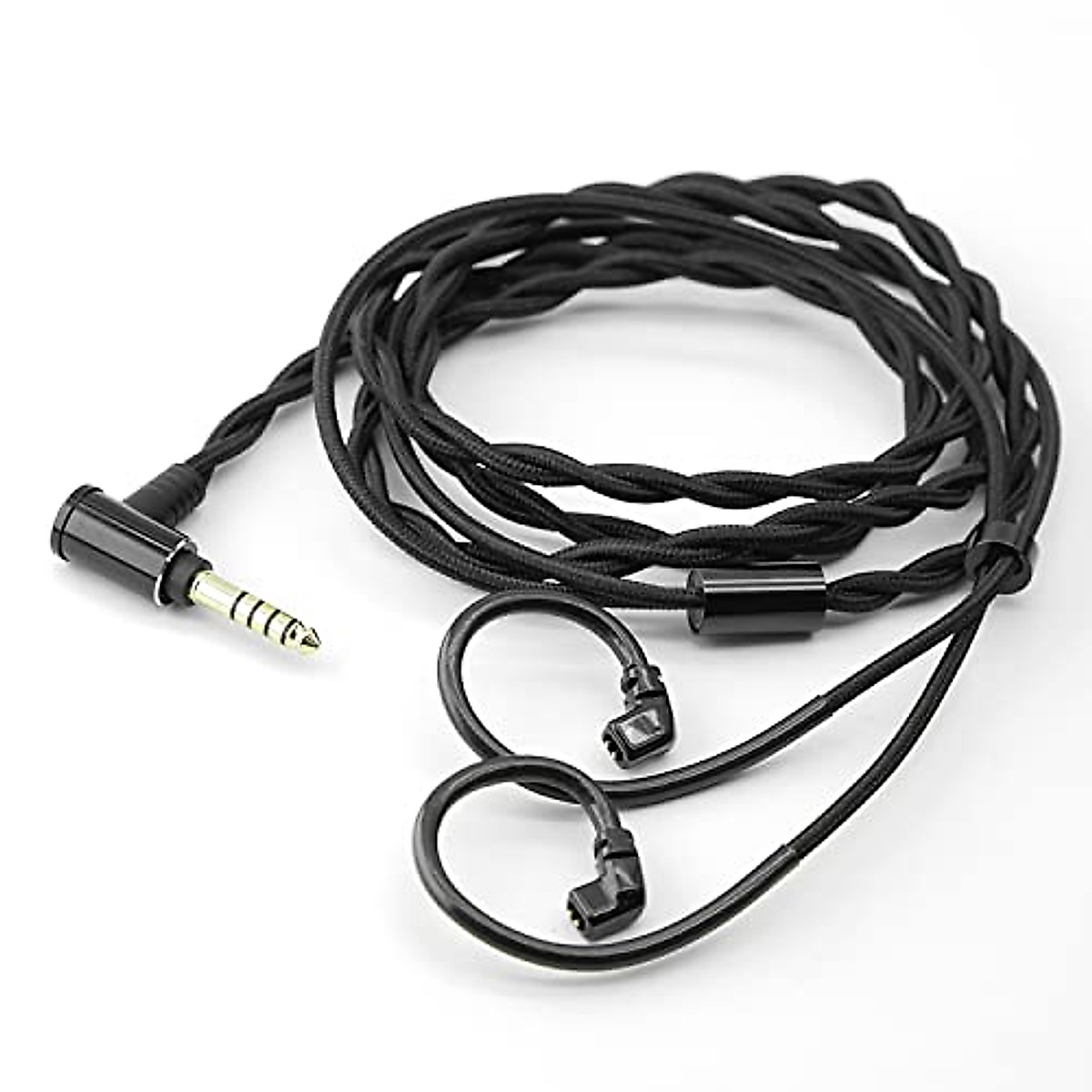 FAAEAL QDC C-Pin Replacement Cable,for KZ ZSN, ZS10 Pro, ZSN Pro,ZSX, ZSTX,Zax,ASF,ASX/CCA CA4,CA16,C12,C10,AS16,A10 QDC IEMs 1.5m/4.9ft (4.4mm)