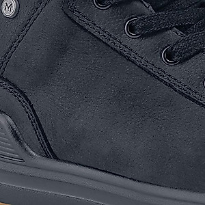 MOZO Men's Natural Slip Resistant, Chef Shoes, Black, 11