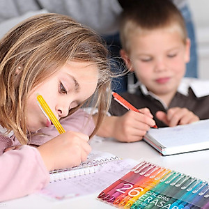 Vanstek 26 Colors Erasable Gel Pens, Retractable Erasable Pens Clicker, Fine Point(0.7), Make Mistakes Disappear, Premium Comfort Grip for Drawing Writing Planner and School Supplies