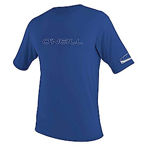 O'Neill Men's Basic Skins Rash Tee, Royal - Adult L
