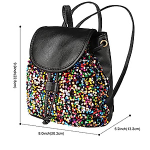 yisi girls mini toddler Flip sequin cute little backpacks teens chool glitter bookbags purses for women kids small gifts