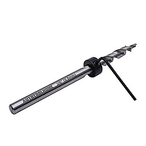 AUTOTOOLHOME 3/8" drill bit with Depth Stop Collar 6.5" Length Replacement Twist Step for Manual pocket hole Jig Master System