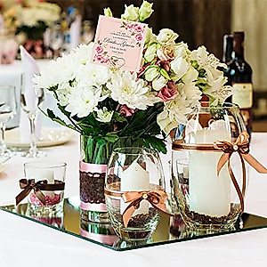 Sunnyray 30 Pieces Metal Wire Floral Picks Wire Place Card Holder Stand 13 Inch Table Name Number Picture Holder Clips Menu Note Memo Holder for Wedding Birthday Baby Shower Party Favor