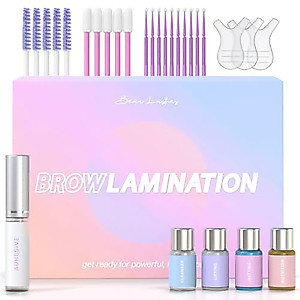 Brow Lamination Kit by Beau | Professional Eyebrow Lamination Kit with Keratin Conditioning | Instant DIY Eye Brow Lift Kit for Fuller, Thicker, Beautiful Brows | Easy to Use & Long Lasting Results