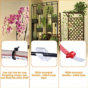 Grow Light Strip waterproof Grow Lights for Indoor Plants Full Spectrum plant grow lights indoor with Auto ON/Off Timer White Red 120 LEDs Sunlike Grow Lamp for plant light for indoor plants （6.56FT）