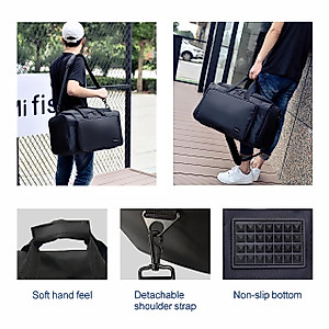 Sneaker Travel Bag for Men Shoe Bags for Travel Outdoor Sneaker Duffel Travel Bag Sports Gym Bag Basketball Sneaker Luggage Travel Bag sneaker bag for Travel with 3 Adjustable Divider Multi-functional