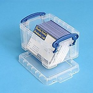Really Useful Box 0.3 Litre Clear by Really Useful