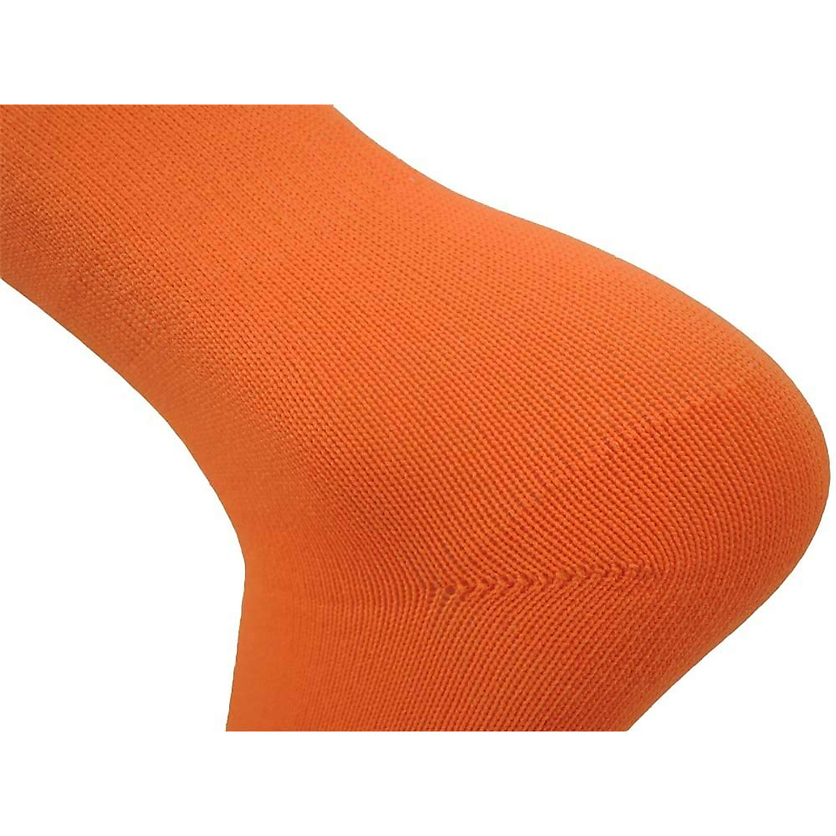 Fitliva Neon Orange Tube Socks Halloween Socks Softball Uniform (3Pack-Orange)