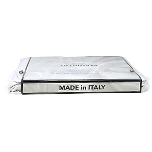 Maurizio Italy 3 Piece 100% Cotton Luxury Duvet Quilt Comforter Cover Set with an Embroidered Hemstitch Detail (King (U.S. Standard))