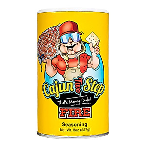 Cajun Two Step Seasoning by StaleKracker Variety Bundle - 2 pck, Original & Fire Spice Blends for Authentic Creole Louisiana Cuisine (16 oz.)