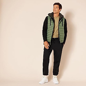 Amazon Essentials Hoodie For Men, Sherpa-Lined Full-Zip Fleece Sweatshirt, XX-Large, Color: Black